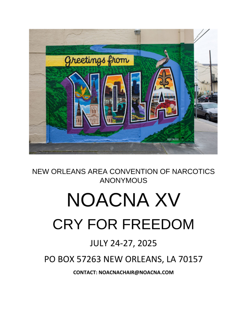 New Orleans Area Convention of Narcotics Anonymous – Cry For Freedom